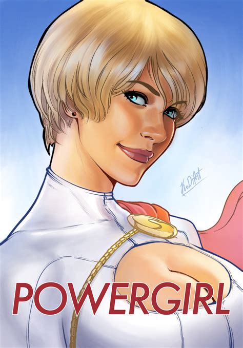 Artstation Powergirl Portrait