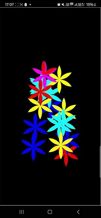 Random Large Flowers 💐 In Python 🐢 Code In Description Youtube