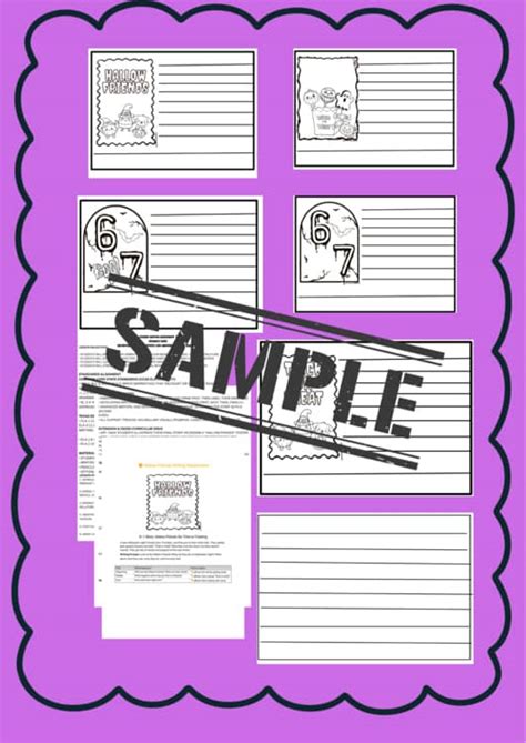 Halloween Coloring Pages And Writing Assignment By The Abc Educagency