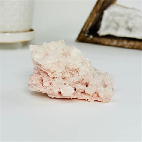 Raw Pink Halite Cluster Rock Paradise