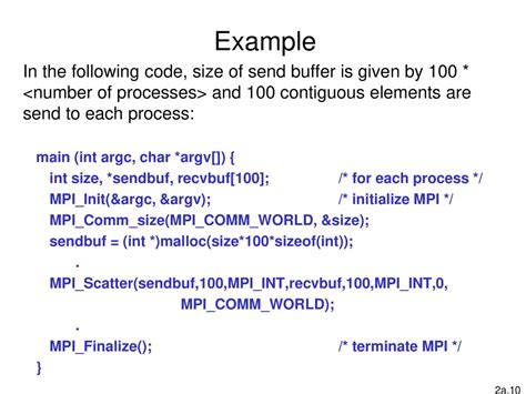 Message Passing Computing More Mpi Routines Collective Routines