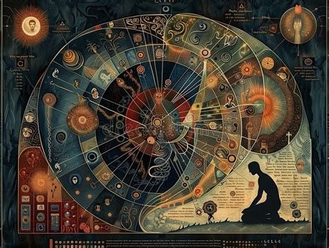 A Captivating Depiction Of A Galactic Nexus Where Celestial Bodies