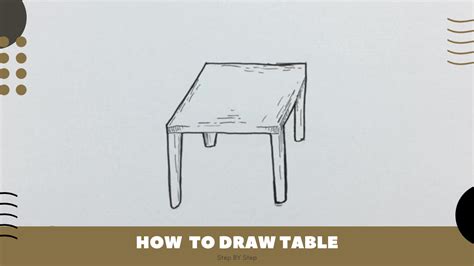 Easy Step By Step Guide How To Draw A Table