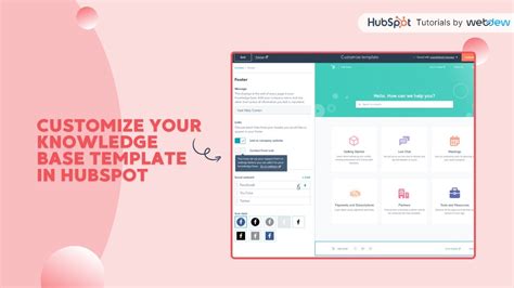 How To Customize Your Knowledge Base Template In HubSpot YouTube