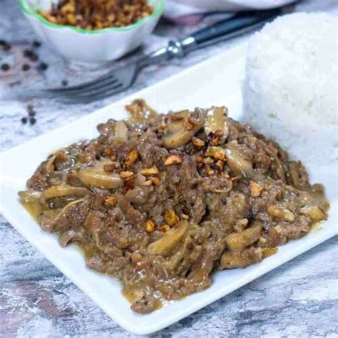Garlic Pepper Beef Jolibee Style Amiable Foods