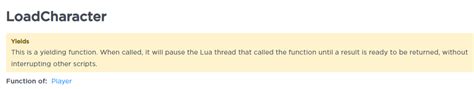 Loadcharacter Taking An Insanely Long Time To Load Characters
