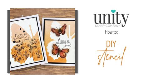 Unity Quick Tip Diy Stencil Using Dies Youtube