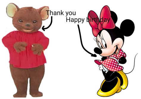 Tizzy Gets A Happy Birthday By Minnie Mouse By Drawingliker100 On Deviantart