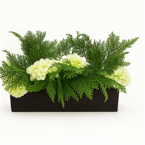 Artificial Evergreen Elegance Window Box 50cm Evergreen Direct