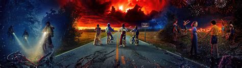 Stranger Things Wallpaper 4k Poster Netflix Series Key Art