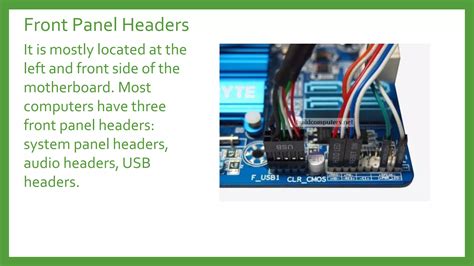 Computer Hardware Parts And Functions Pptx