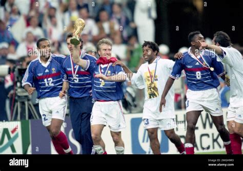 File In This July 12 1998 File Photo Members Of The French Team