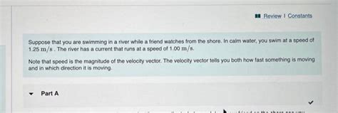 Solved What Is The Resultant Velocity Vector When You Add