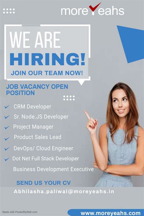 Abhilasha Paliwal On Linkedin Hello Linkedin Connections Moreyeahs Technologies Is Hiring On An