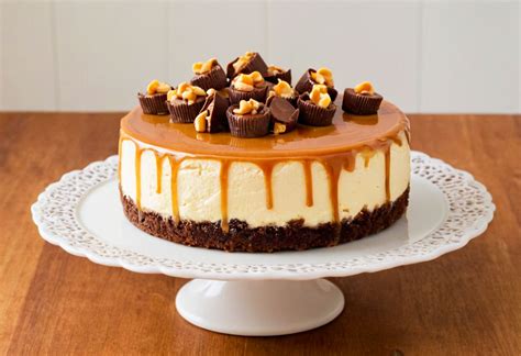 Reeses Caramel Cheesecake Decadent Dessert Recipe Recipes Crock