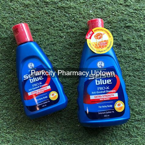 Mentholatum Selsun Blue Pro X Anti Dandruff Shampoo Extra Strength With