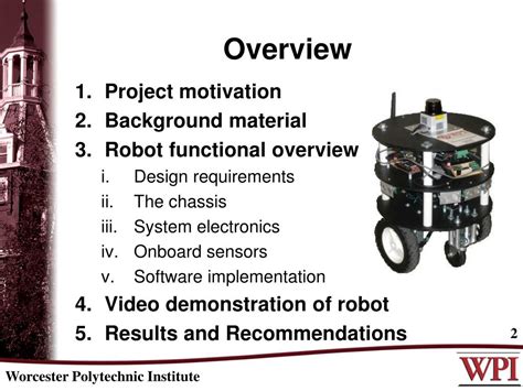 ppt autonomous mapping robot powerpoint presentation free download