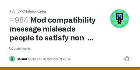 Mod Compatibility Message Misleads People To Satisfy Non Critical
