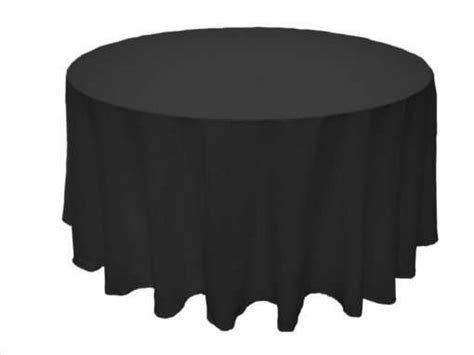 132 Round Linen Black Rental Taylor Rental Party Plus