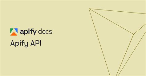 Apify Api Apify Documentation