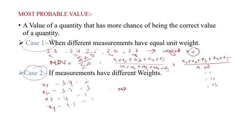 Lecture 1 Most Probable Value Engineering Mathematics Geomatics