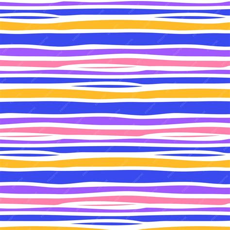 Free Vector Hand Drawn Stripes Pattern Design