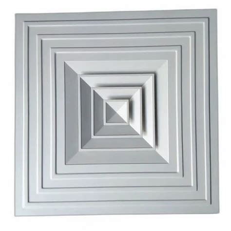 Swirl Powder Coated Square Ceiling Diffuser For Laboratories At ₹ 1400