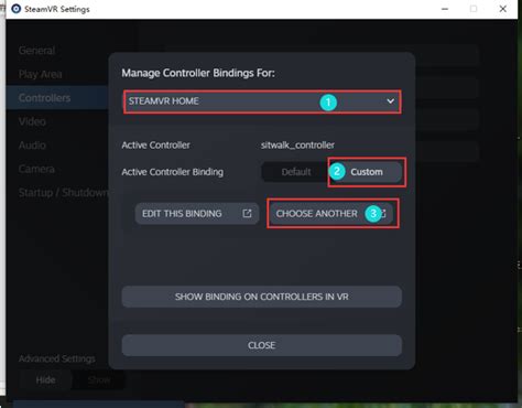 5 steamvr input bindings — sitwalk documents 0 0 1 documentation