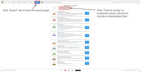 Export Nextclade Documentation