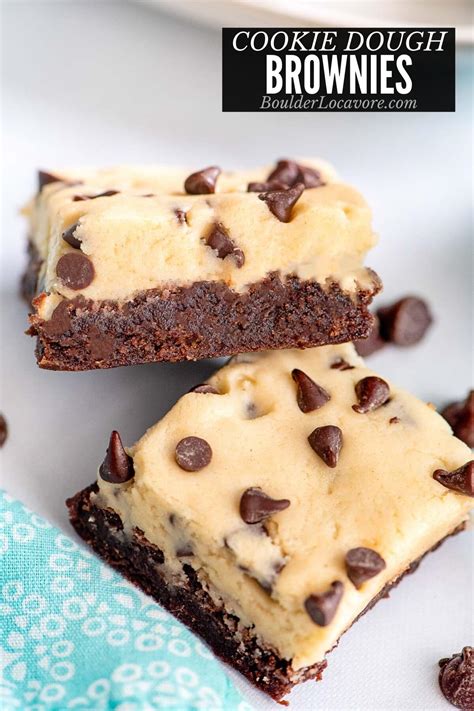 Cookie Dough Brownies Boulder Locavore