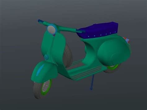 3d Vespa In Autocad Cad Download 3 89 Mb Bibliocad
