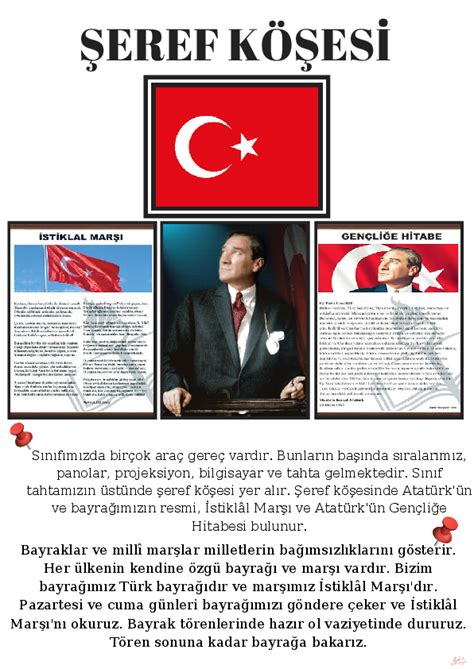 Şeref Köşesi Haftalık Ödev Derslig