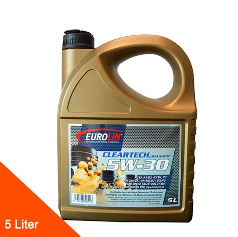 Motoröl 5W/30 CLEAR TECH (mid | ÖAVG Webshop