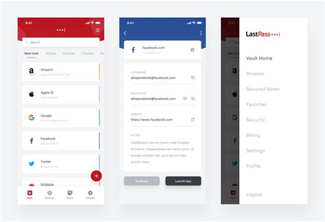 Lastpass Mobile App Redesign Concept Day 212365 Project365 By