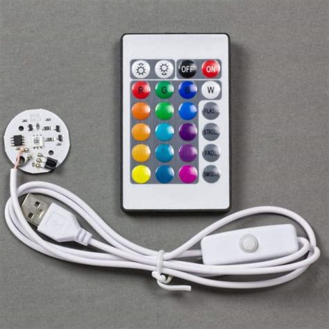 Usb Rgb Led Set With Remote And 1m Connection Cable