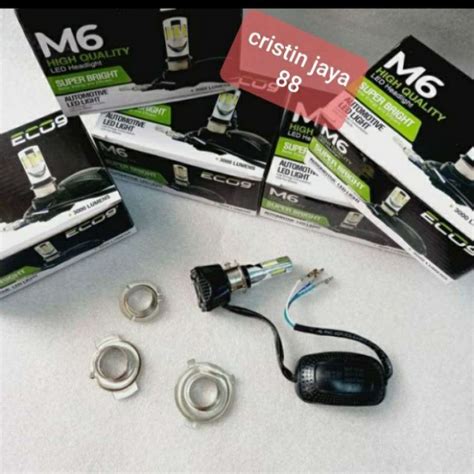 Promo Promo Lampu Headlamp Depan Led Sisi M Luminos Eco Super Terang Ac Dcputih Diskon