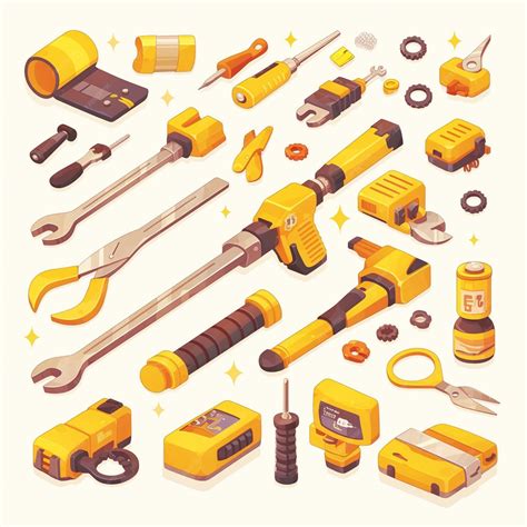 Tracing The Evolution Of Working Tools Premium Ai Generated Vector