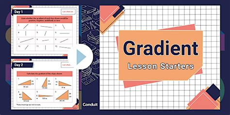 Gradient Five Lesson Starters Powerpoint Teacher Made