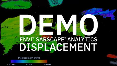 displacement mapping in envi sarscape analytics demo nv5 geospatial