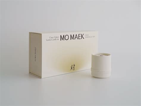 Mo Maek Double Shadows Scented Candle T Box Behance