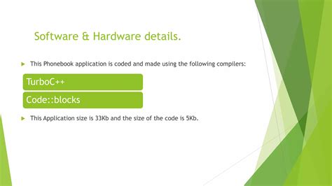 A C Program Of Phonebook Application Pptx Computer Software And Applications Computing