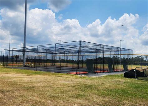 Outdoor Batting Cage System Complete Frame And Hardware Coversports