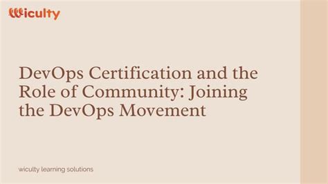 Devops Foundation Certification Building The Core Skills For