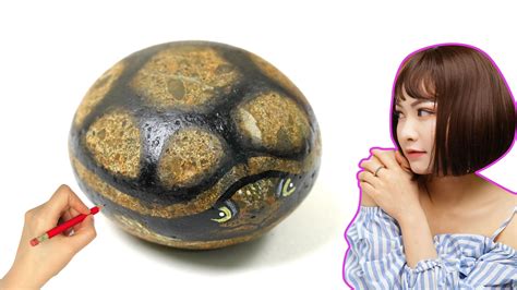 How To Draw The Turtle On The Pebbles Artofit