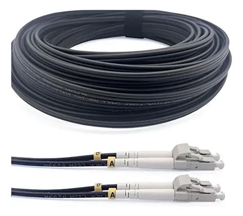 Cable De Fibra Óptica Elfcam 35m Lcupc Om3 Multimodo Duplex Envío Gratis