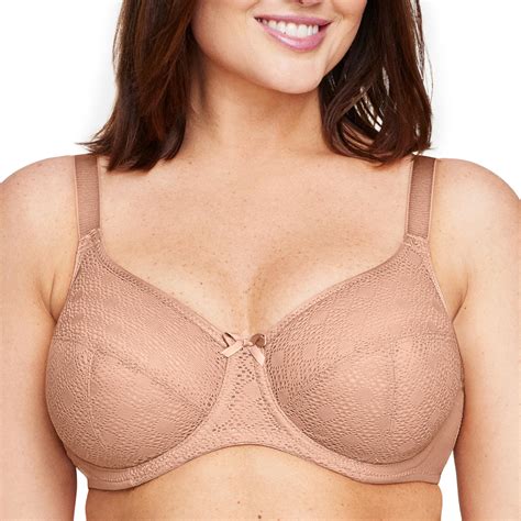Full Figure Plus Size Lace Comfort Wonderwire Bra Underwire 9855
