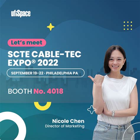 Nicole Chen On Linkedin Scte Cable Tec Expo 2022