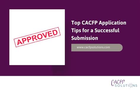 Need Assistance With Your Cacfp Application Check Out Our Tips To