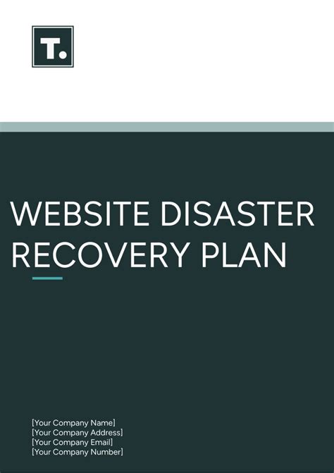 Free Website Disaster Recovery Plan Template To Edit Online