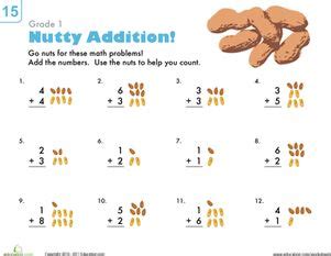 Basic Addition Worksheets For 1st Grade Education Com Basic Addition Basic Addition